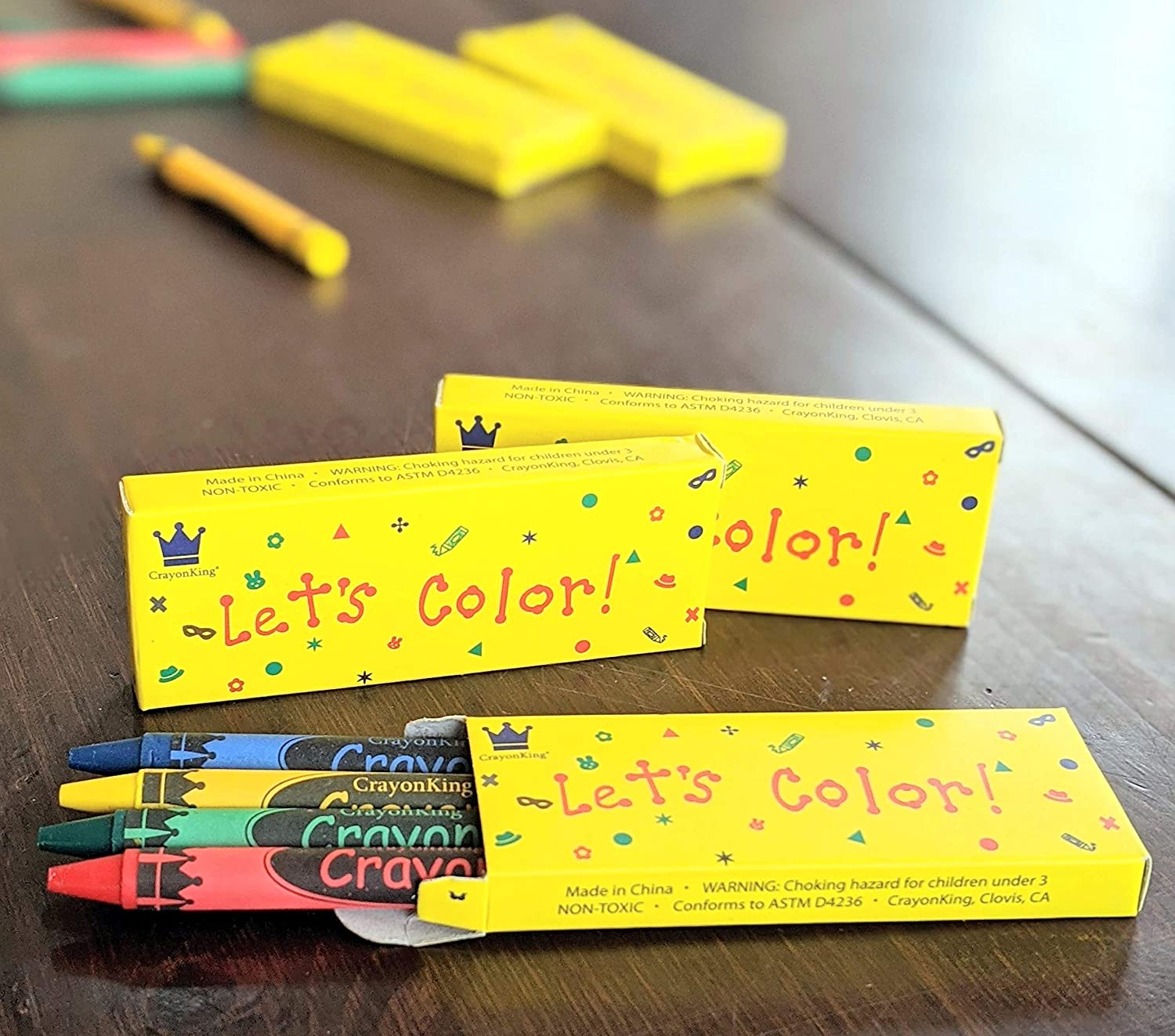 4 Pack Crayons In Box — CrayonKing